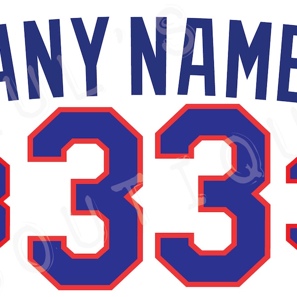 Texas Rangers Font - Etsy