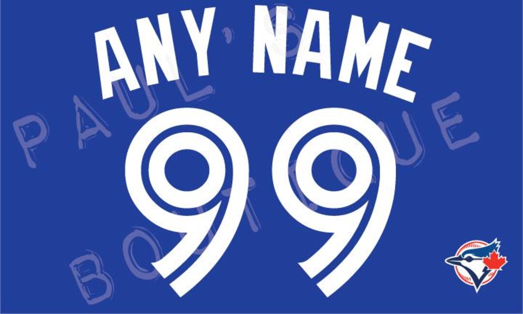 Toronto Blue Jays Lettering Kit for an Authentic, Replica, Youth or ...