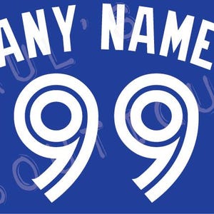 Toronto Blue Jays Lettering Kit for an Authentic, Replica, Youth or ...