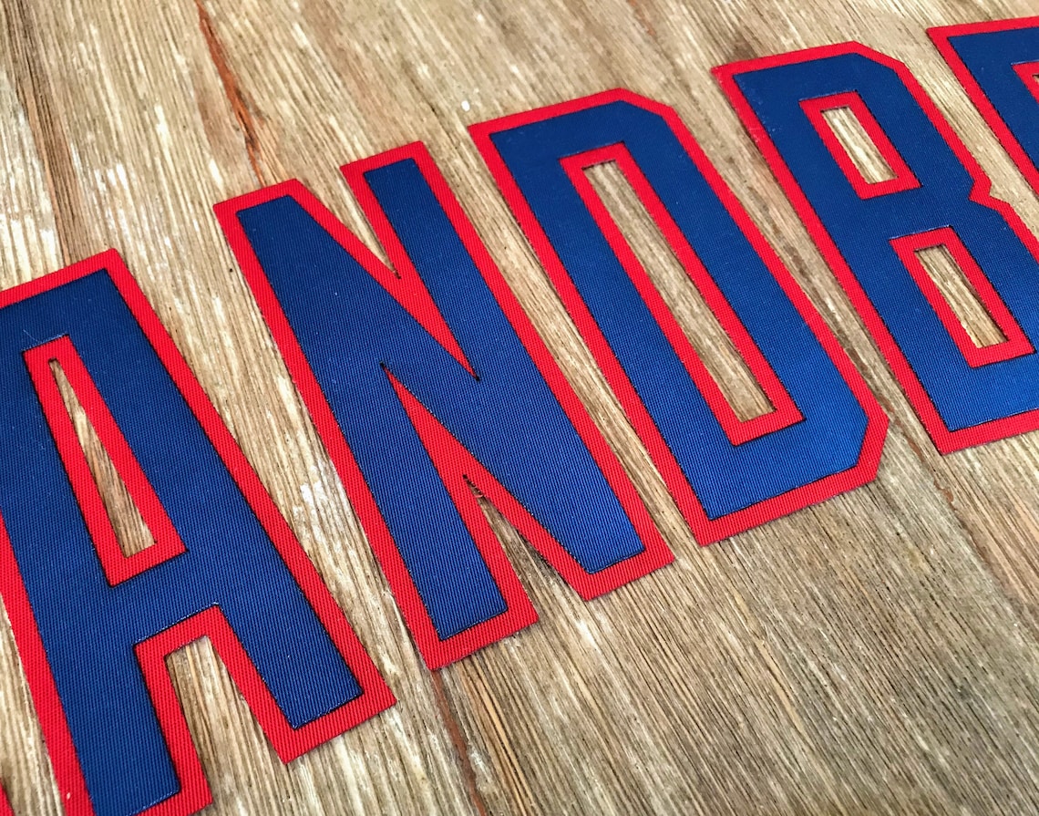 Chicago Cubs Lettering Kit for an Authentic Home Jersey | Etsy