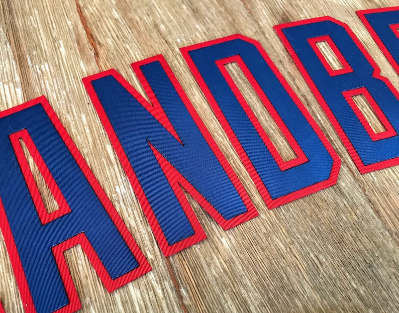 Chicago Cubs Lettering Kit for an Authentic Home Jersey - Etsy