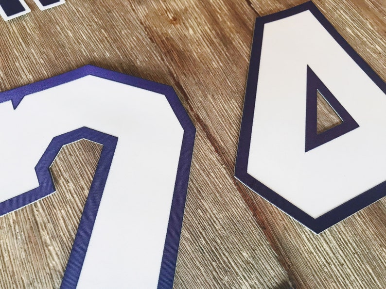 Los Angeles Lakers Lettering Kit for an Authentic Home Jersey - "bryant ...