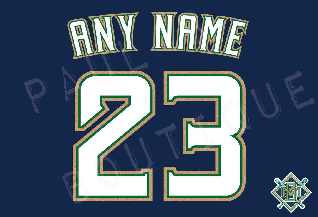 Milwaukee Brewers Lettering Kit for an Authentic 1994-1999 Alternate ...