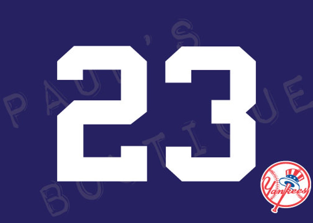 New York Yankees Lettering Kit for an Batting Jersey - ANY NUMBER - Etsy