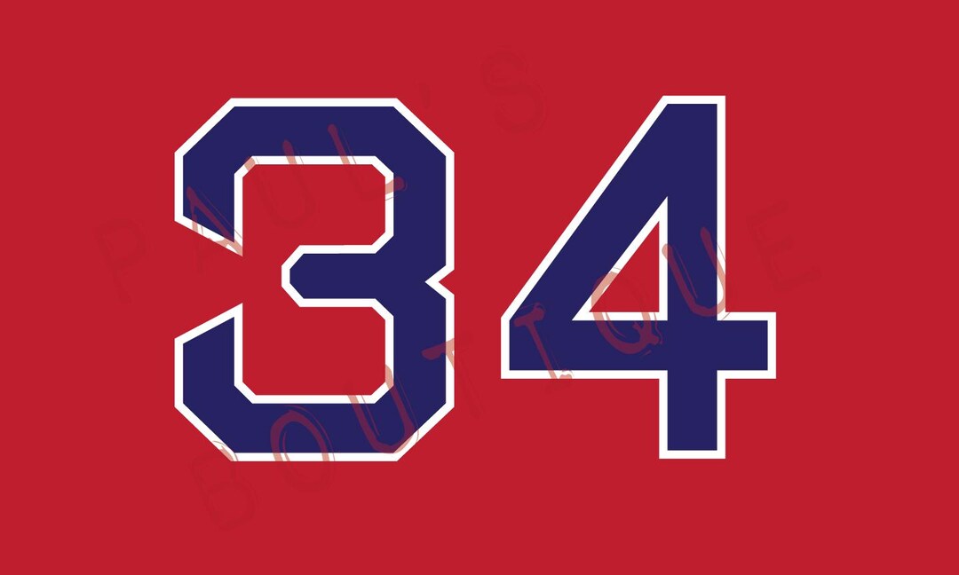 Boston Red Sox Lettering Kit for an Authentic, Replica or Youth Red ...