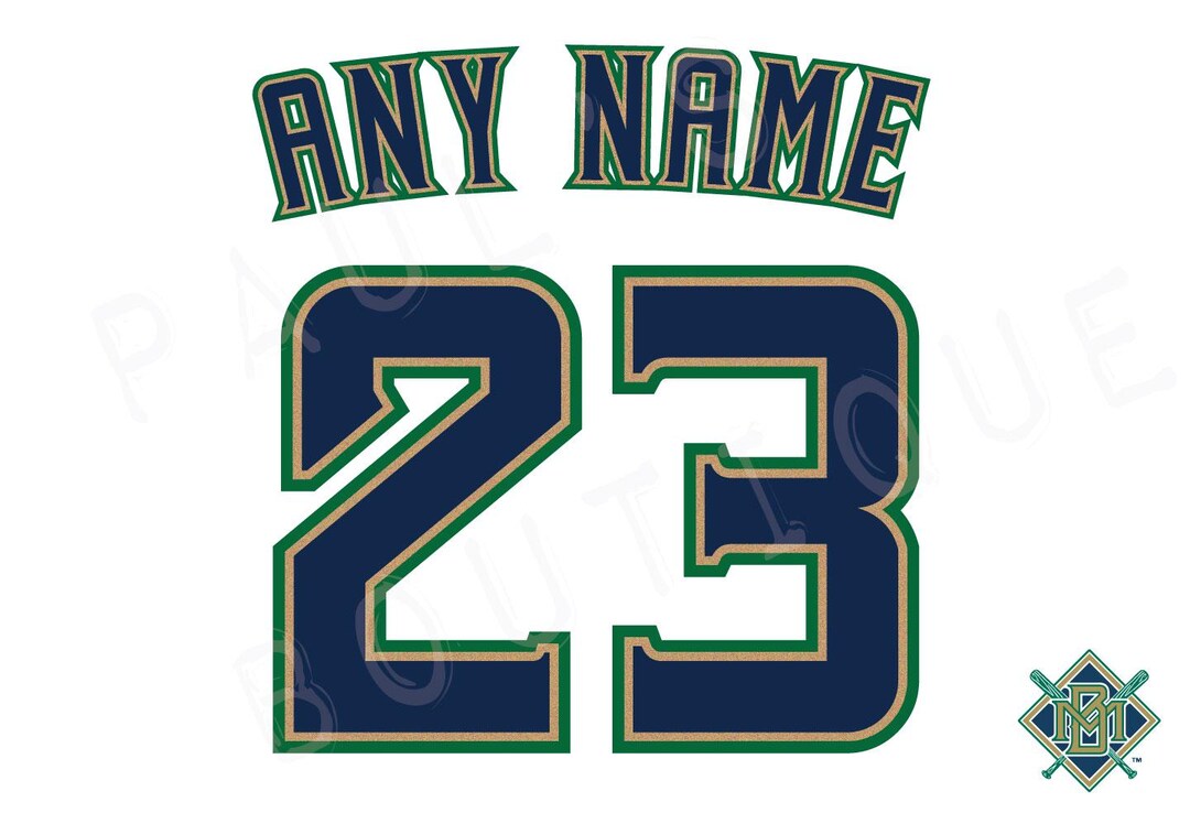 Milwaukee Brewers Lettering Kit for an Authentic 1994-1996 Home or Road ...