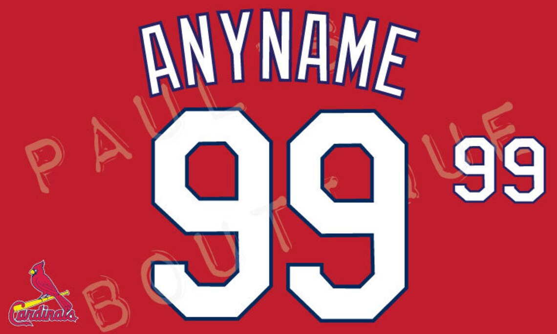 St. Louis Cardinals Lettering Kit for an Authentic Alternate - Etsy