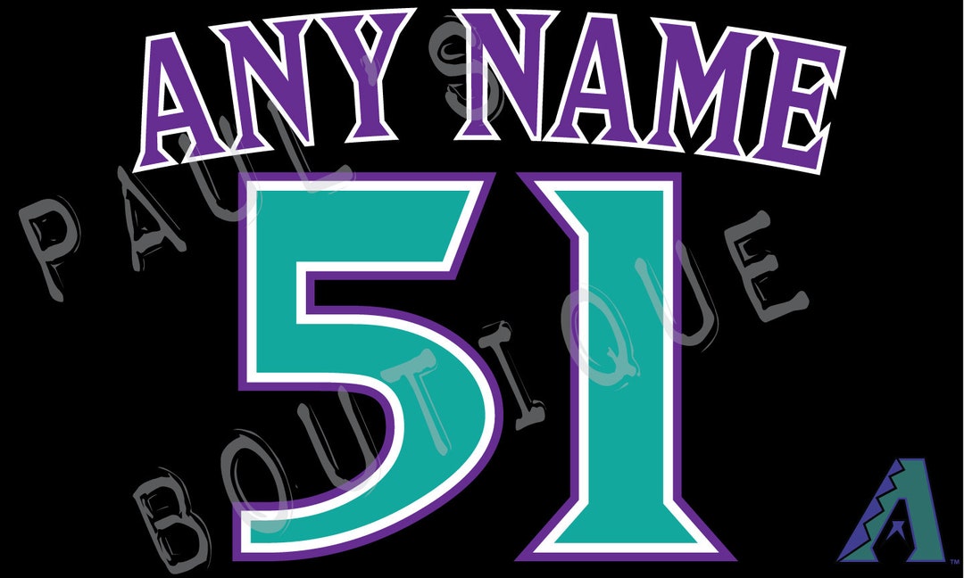 Arizona Diamondbacks Lettering Kit for an Authentic Black Alternate ...
