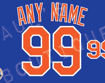 New York Mets Lettering Kit for an Authentic Home Jersey ANY | Etsy