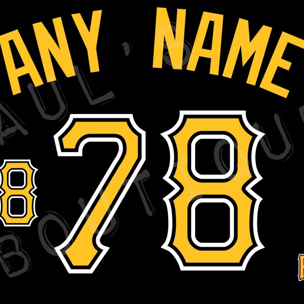 Pittsburgh Pirates Font - Etsy