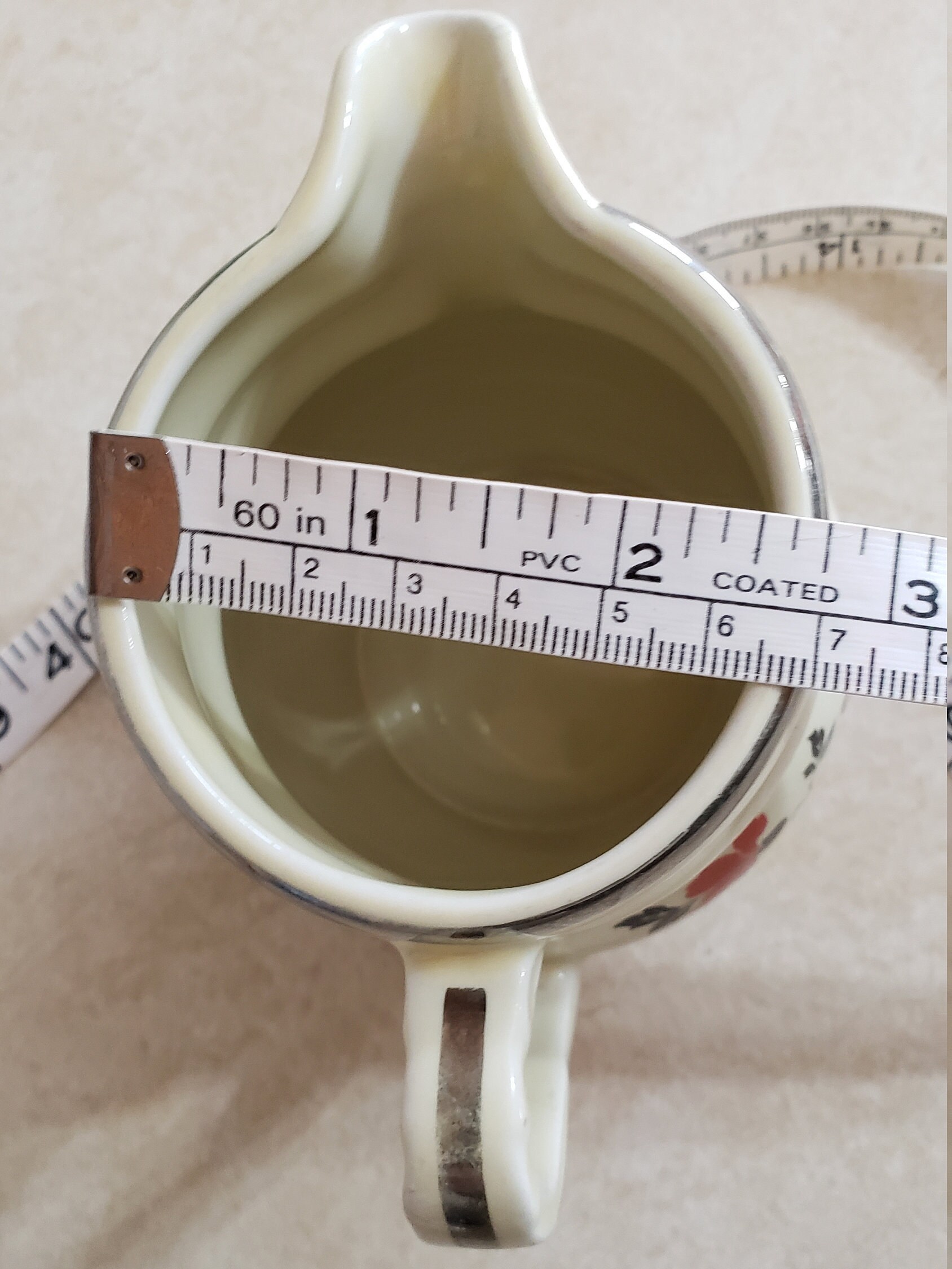 Vintage Hall Red Poppy China Pattern Large Creamer Made in - Etsy