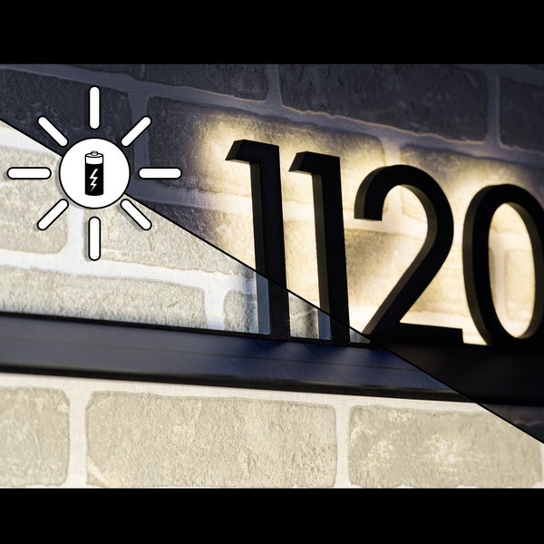 Light up Numbers - Etsy