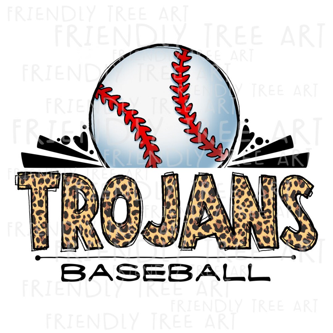 Trojans Baseball Png, Png Files for Sublimation Printing, Trojans Png ...