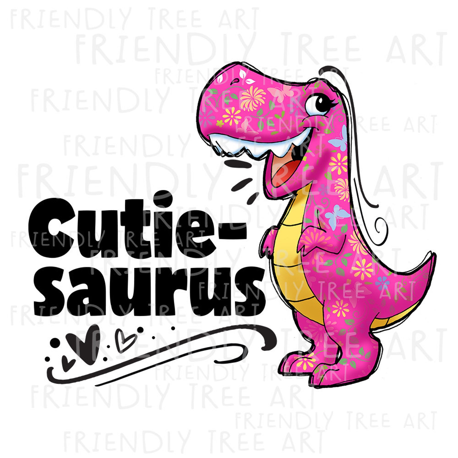 Cutie-saurus Png PNG Files for Sublimation Dinosaur Png | Etsy