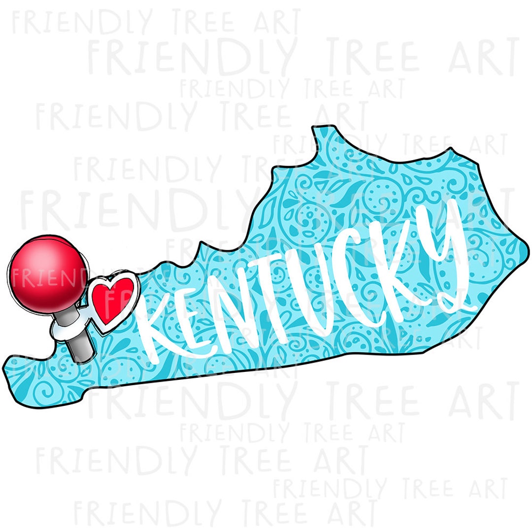 Kentucky Png, Kentucky Sublimation, Kentucky State, Kentucky Clipart ...
