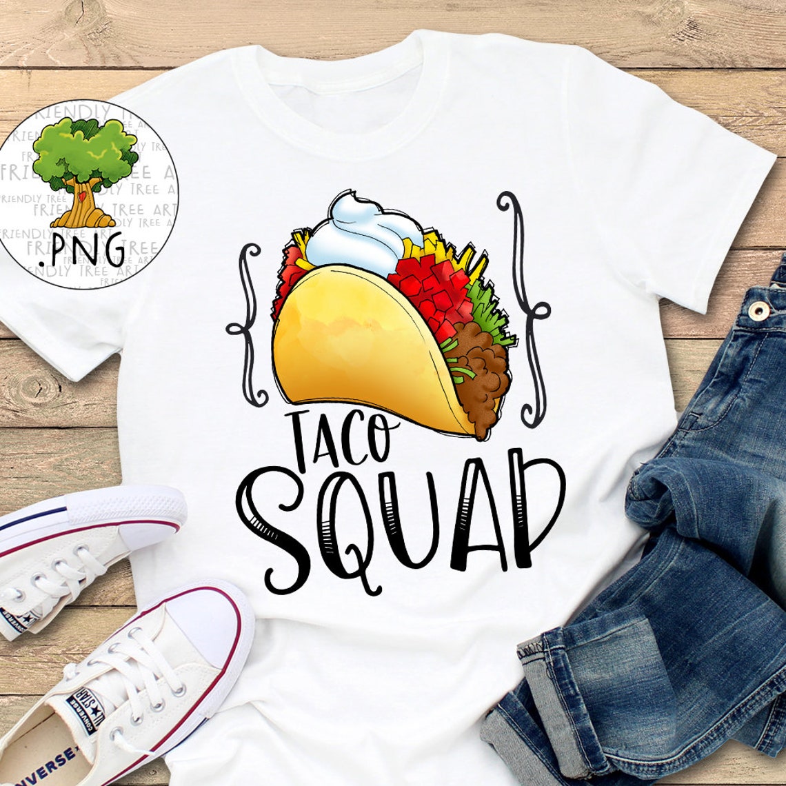 Taco Squad PNG Files for Sublimation Taco Png Taco Design - Etsy