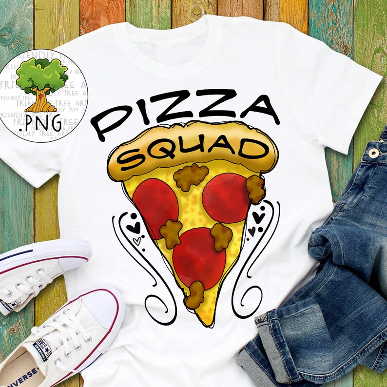 Pizza Squad PNG File for Sublimation Pizza Png Pizza - Etsy