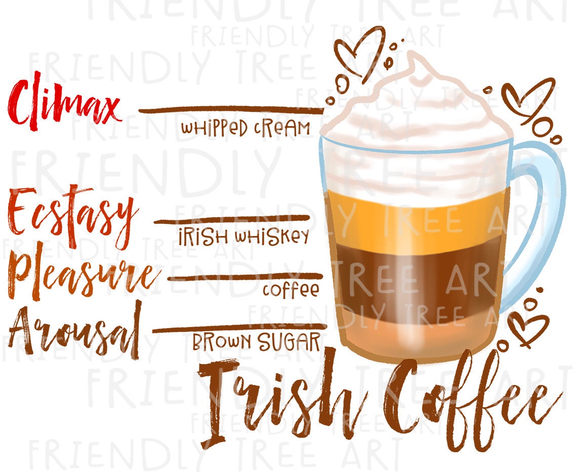 Irish Coffee Clipart Cartoon