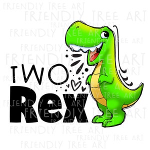 Two Rex Png, PNG Files for Sublimation, Dinosaur Png, Dinosaur Clipart ...