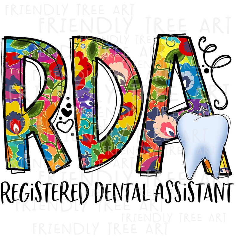 Registered Dental Assistant Png, PNG Files for Sublimation Printing ...