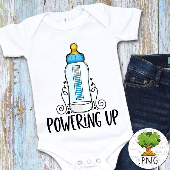 Powering up Png Png File for Sublimation Infant Png Baby - Etsy