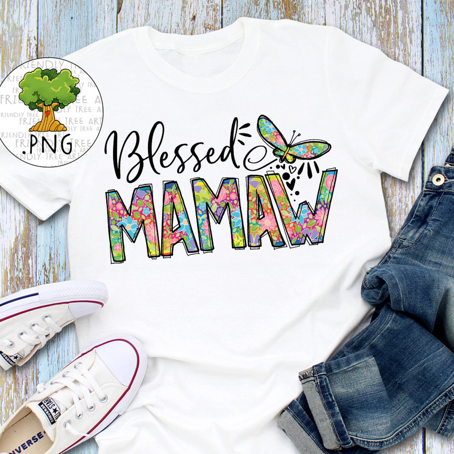 Blessed Mamaw Png Mamaw PNG Files for Sublimation Printing - Etsy