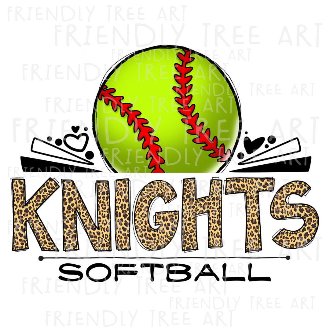 Knights Softball Png, Png Files for Sublimation Printing, Knights Png ...