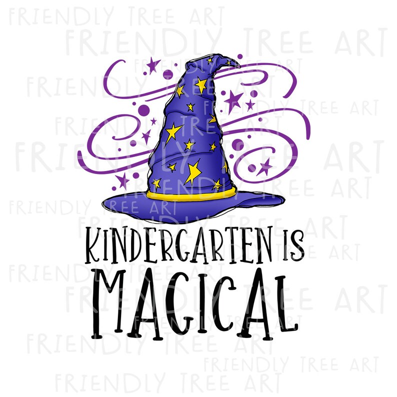 Kindergarten Is Magical Png PNG Files For Sublimation School | Etsy