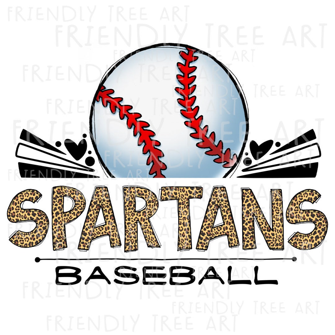 Spartans Baseball Png, Png Files for Sublimation Printing, Spartans Png ...