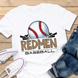 Redmen Baseball Png, Png Files for Sublimation Printing, Redmen Leopard ...
