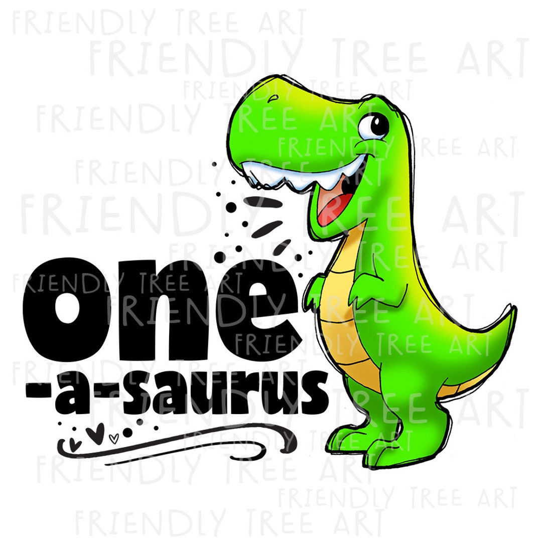 One-A-Saurus Png, Png Archivos PNG para sublimación, Png de dinosaurio ...