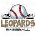 Leopards Baseball Png, Png Files for Sublimation Printing, Leopards Png ...