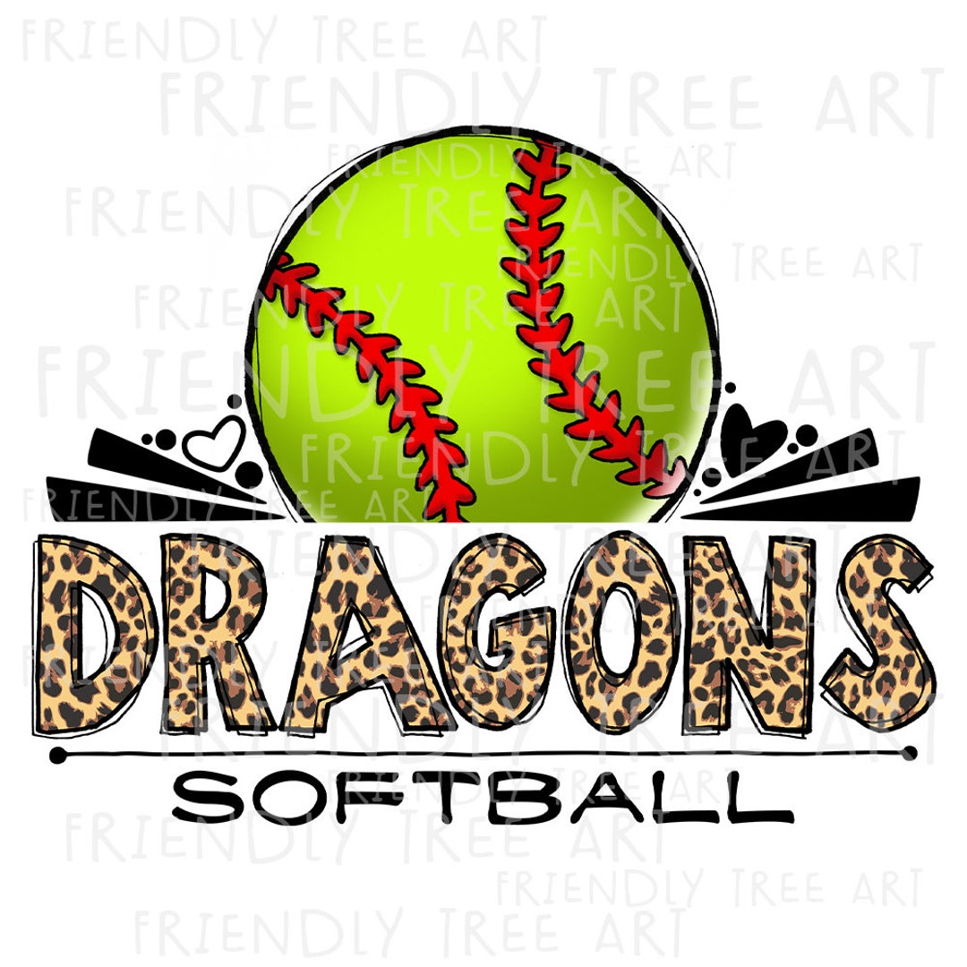 Dragons Softball Png, Png Files for Sublimation Printing, Dragons Png ...