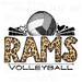 Rams Volleyball Png, Png Files for Sublimation Printing, Rams Png, Rams ...