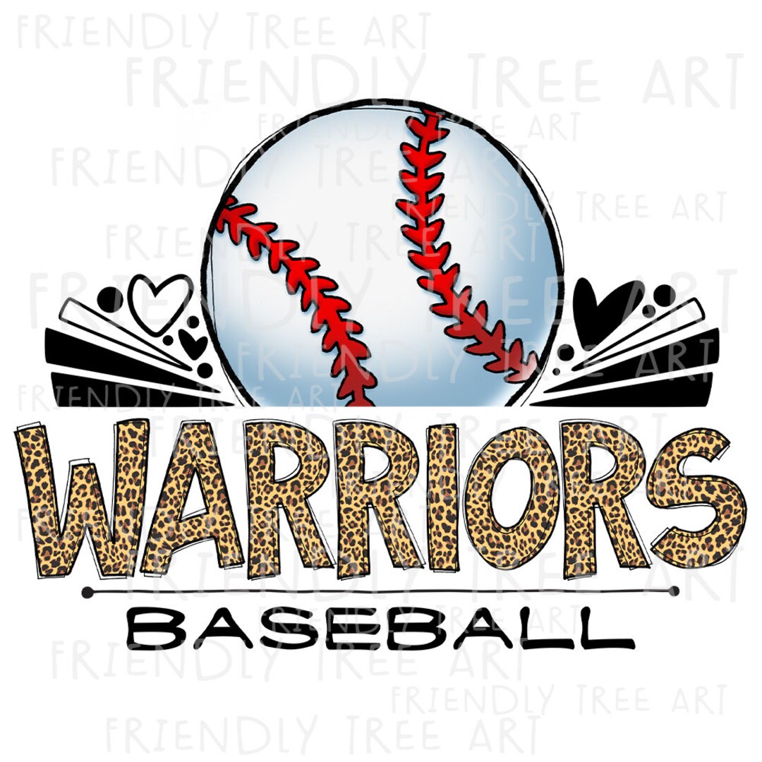 Warriors Baseball Png, Png Files for Sublimation Printing, Warriors Png ...