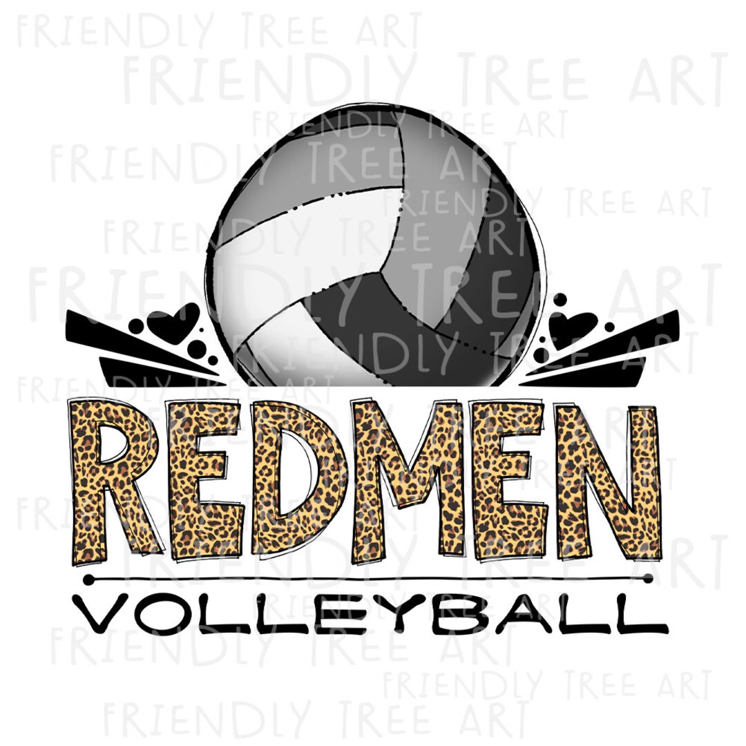 Redmen Volleyball Png, Png Files for Sublimation Printing, Redmen ...