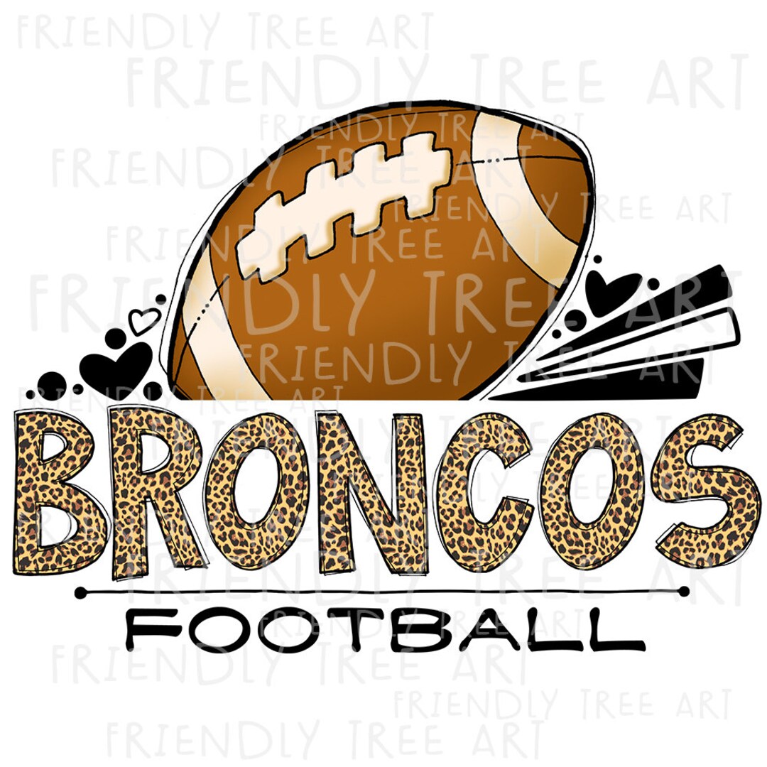 Broncos Football Png, Png Files for Sublimation Printing, Go Broncos ...