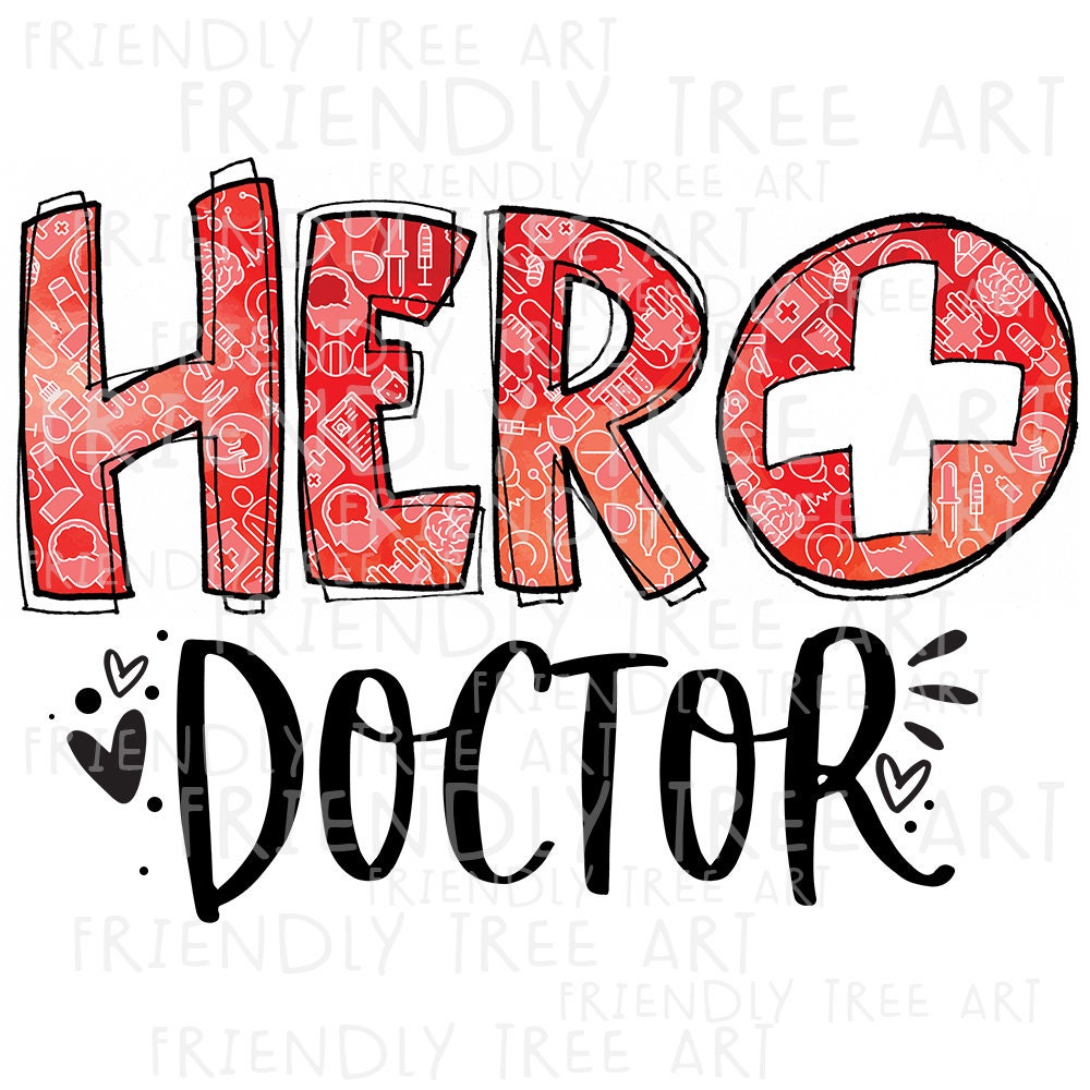 Hero Doctor Hero Doctor PNG Files for Sublimation Printing | Etsy