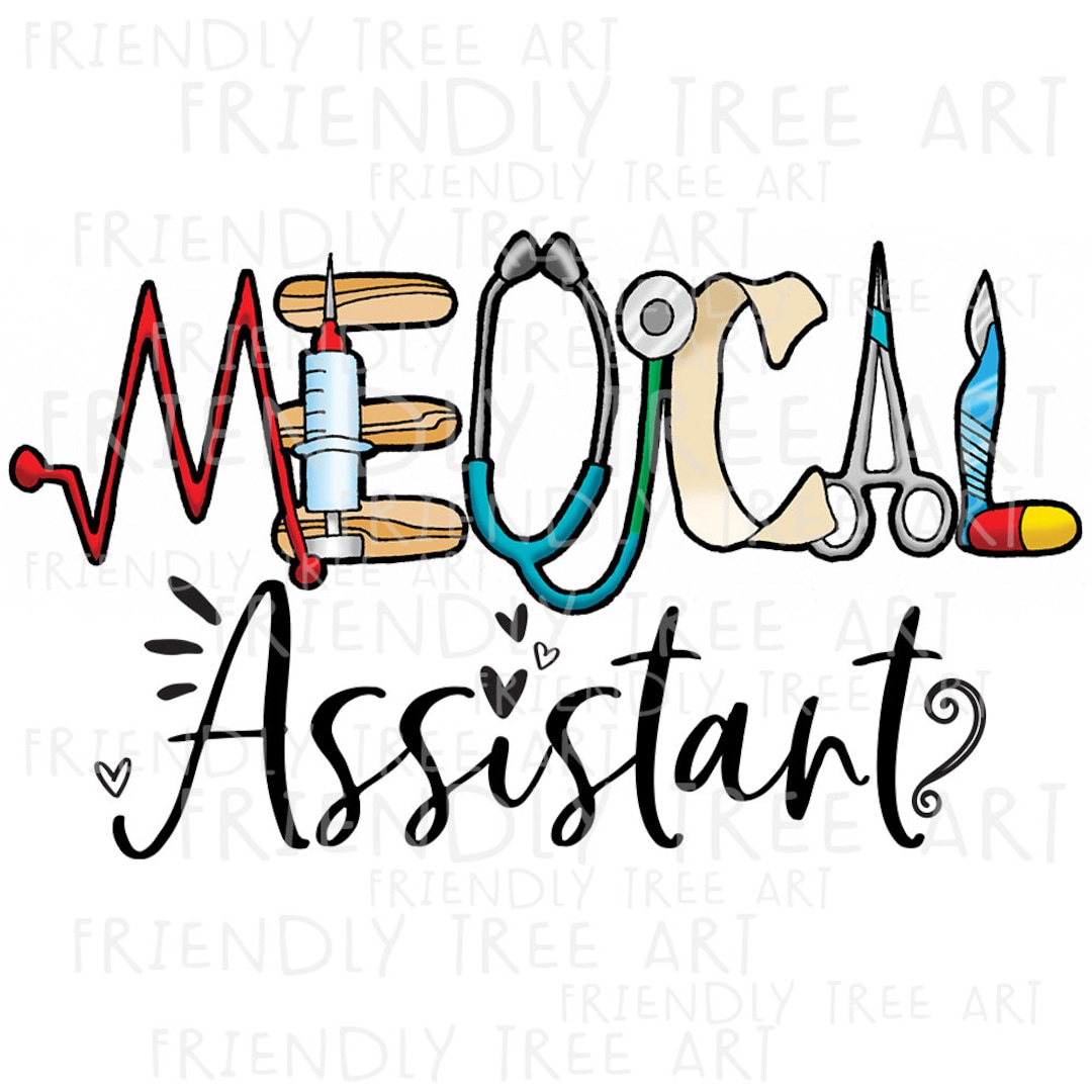 Medical Assistant, Nurse PNG Files for Sublimation Printing, Medical ...