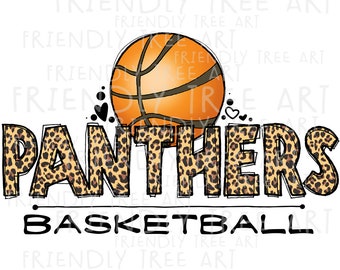 Panthers Basketball Png | Etsy