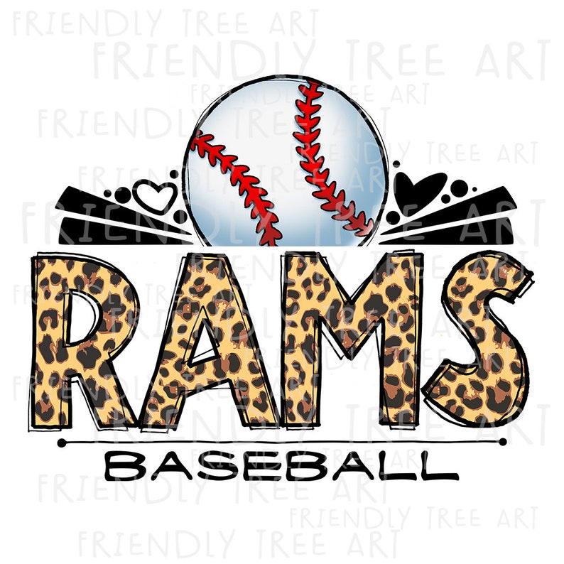 Rams Baseball Png Png Files for Sublimation Printing Rams - Etsy