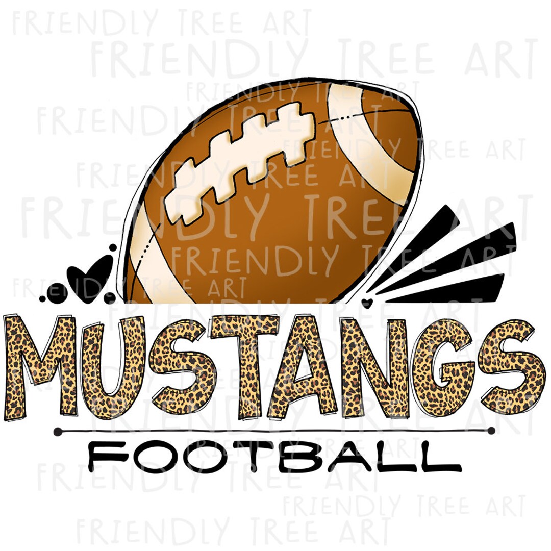 Mustangs Football Png, Png Files for Sublimation Printing, Mustangs Png ...