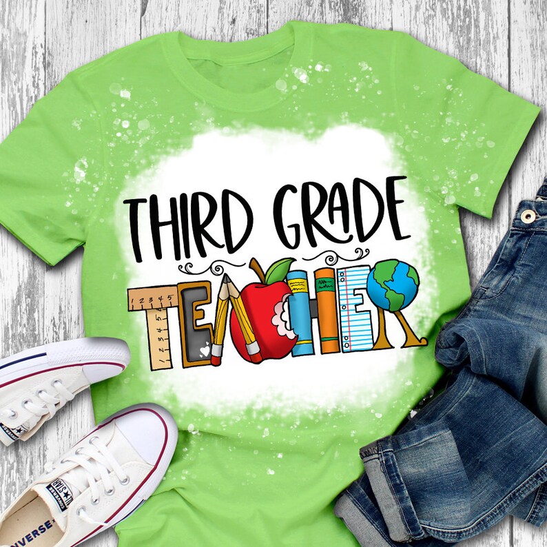 Third Grade Teacher Png PNG Files for Sublimation 3rd Grade | Etsy