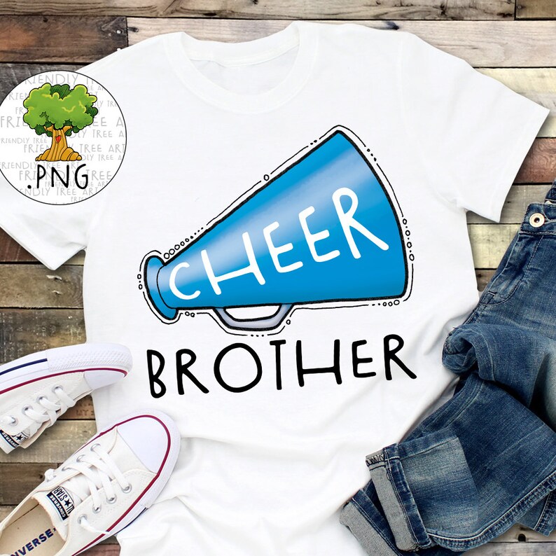 Cheer Brother PNG Cheer Sublimation PNG Blue Cheer Brother - Etsy