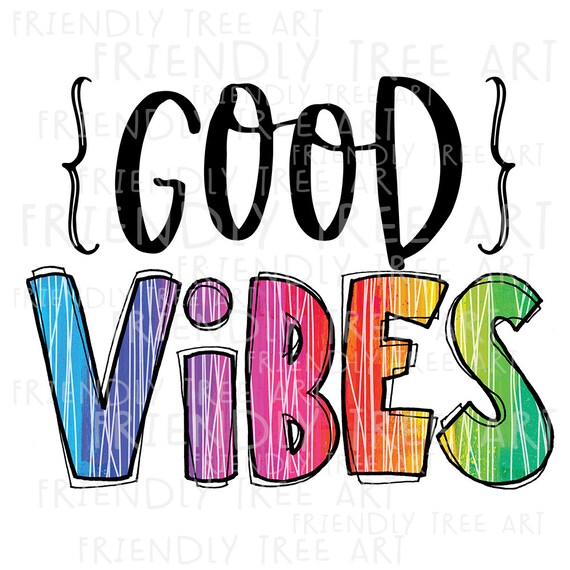 Good Vibes Good Vibes PNG Files for Sublimation Printing - Etsy