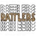 Rattlers Png, Png Files for Sublimation Printing, Rattlers Cheer Png ...