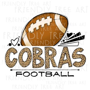 Cobras Football Png, Png Files for Sublimation Printing, Cobras Png ...