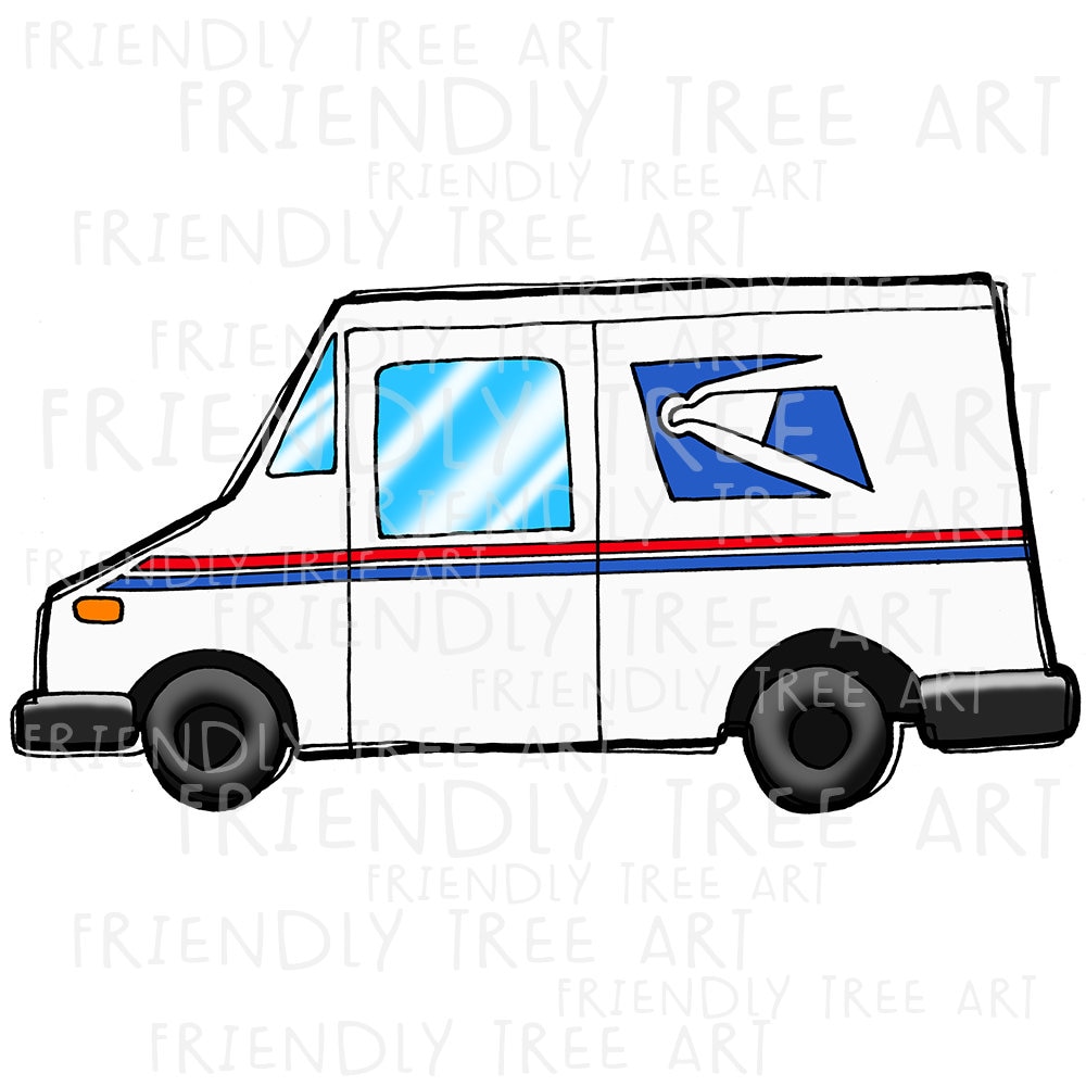 Usps Truck Png