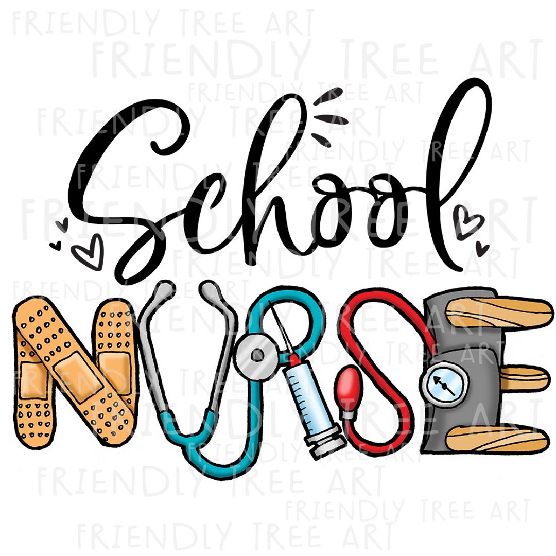 School Nurse, Nurse PNG Files for Sublimation Printing, Nurse Png ...