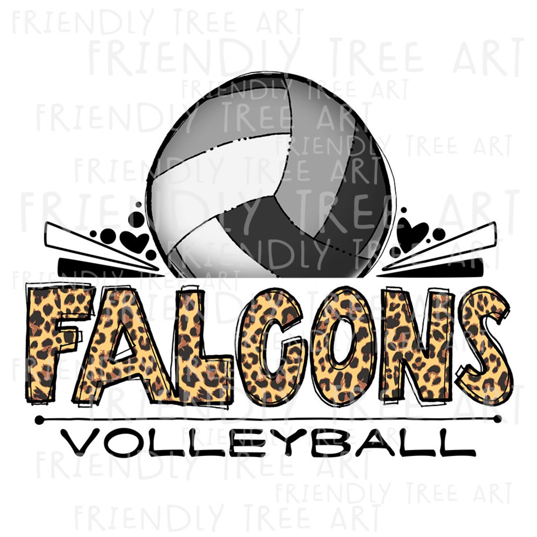 Falcons Volleyball Png, Png Files for Sublimation Printing, Falcons Png ...